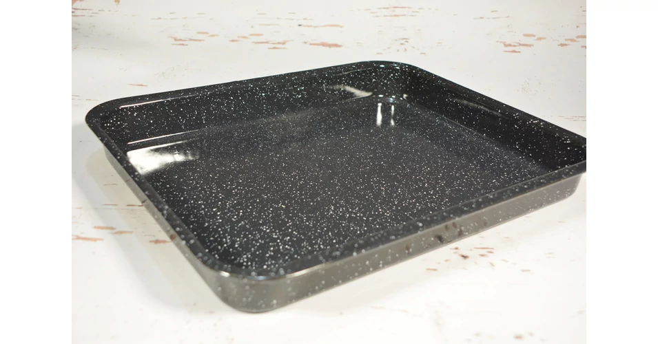 Zománcos tepsi nagy méretű süteményes tepsi cm